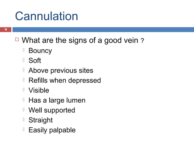 Intravenous cannulation | PPT | First Aid | Injuries
