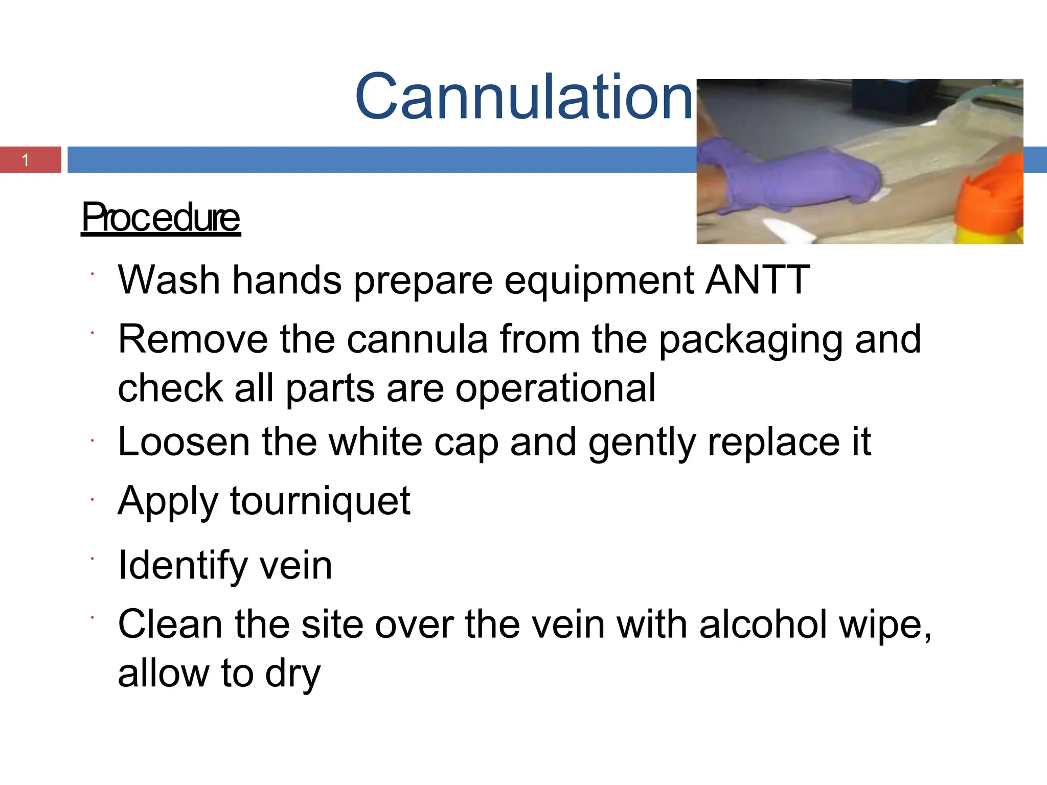 INTRAVENOUS CANNULATION INTRAVENOUS CANNULATION | PPT