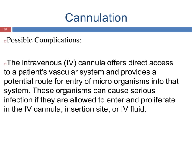 INTRAVENOUS CANNULATION INTRAVENOUS CANNULATION | PPT | First Aid ...