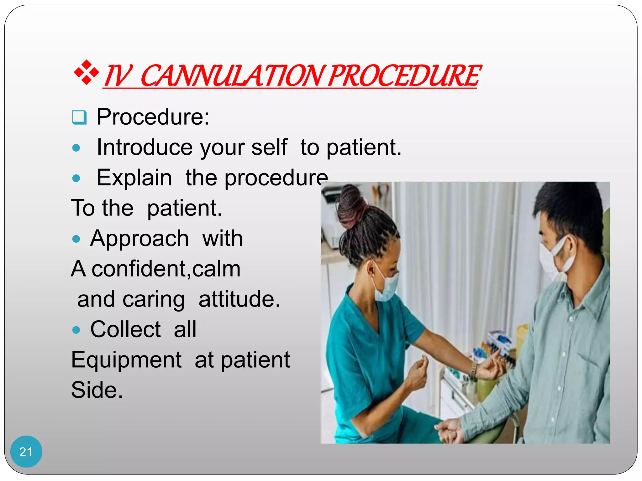 INTRAVENOUS CANNULATION PROCEDURE.pptx
