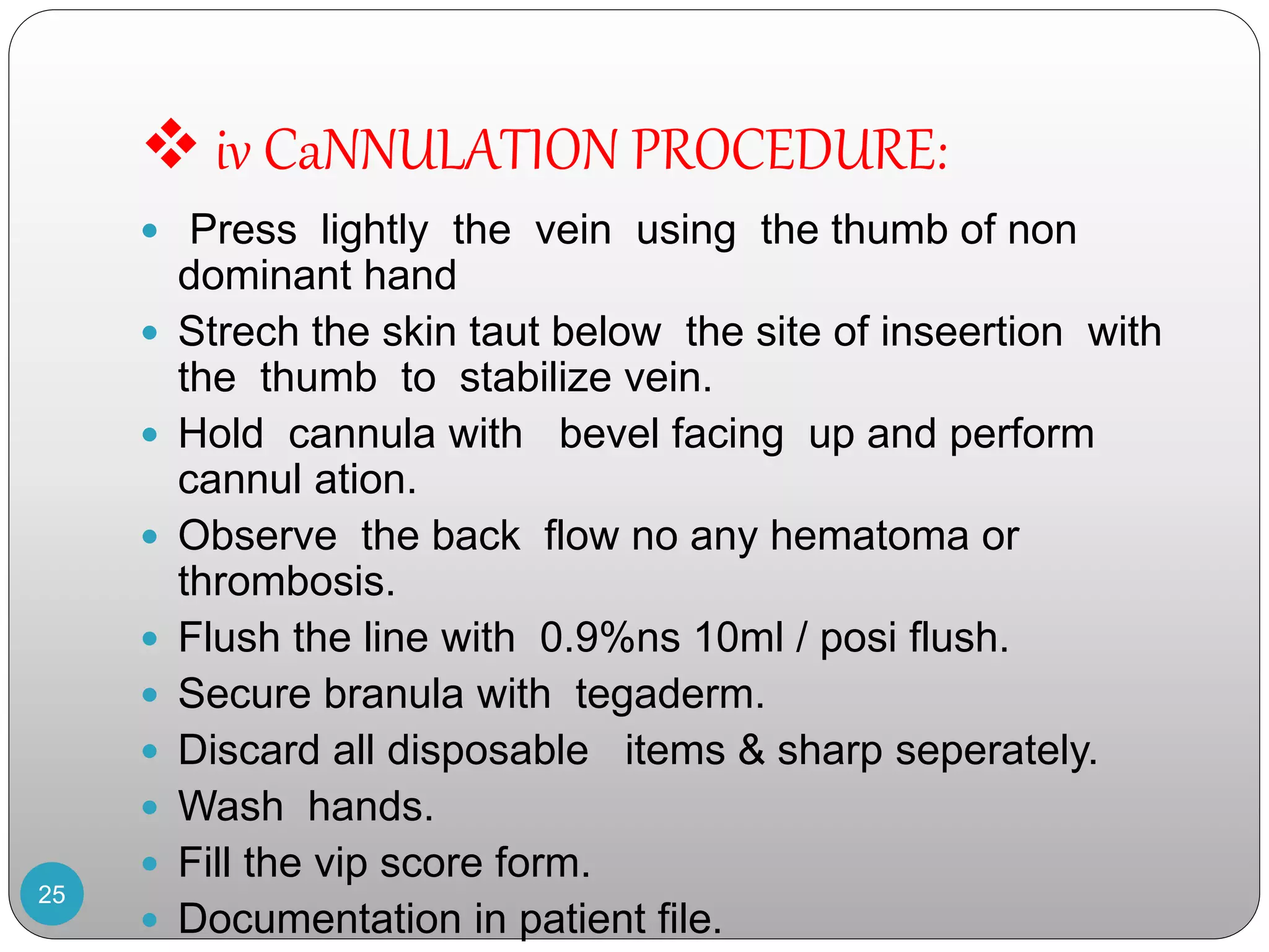 INTRAVENOUS CANNULATION PROCEDURE.pptx