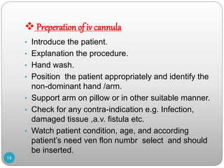 INTRAVENOUS CANNULATION PROCEDURE.pptx