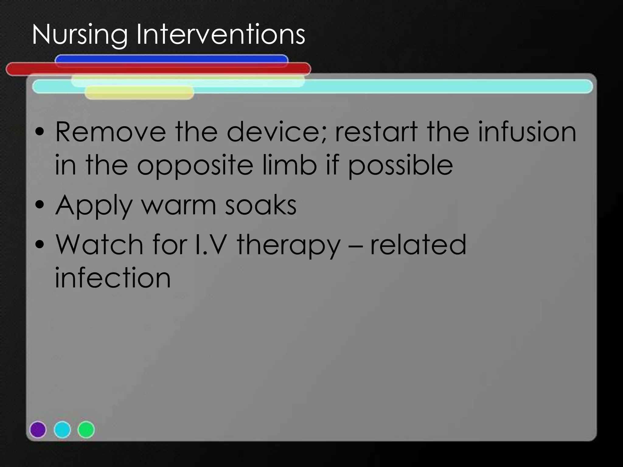 Intravenous Therapy Complications | PPTX