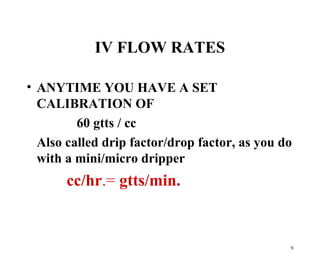 Intravenous fluids | PPT