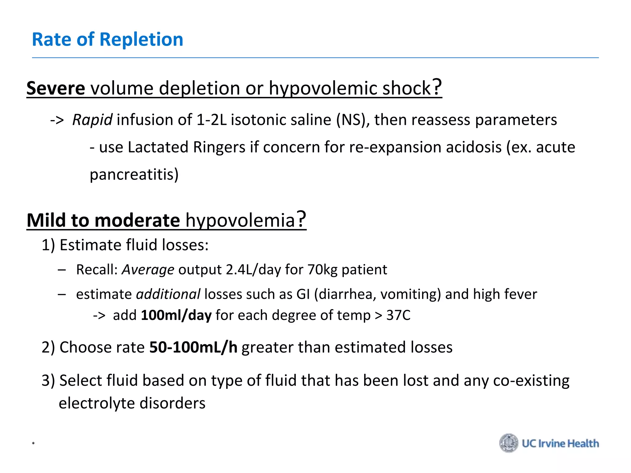 ANES 1504 - M14 PPT: Intravenous Fluids | PPTX