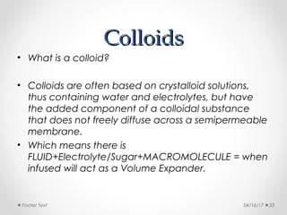 Intravenous fluids | PPT