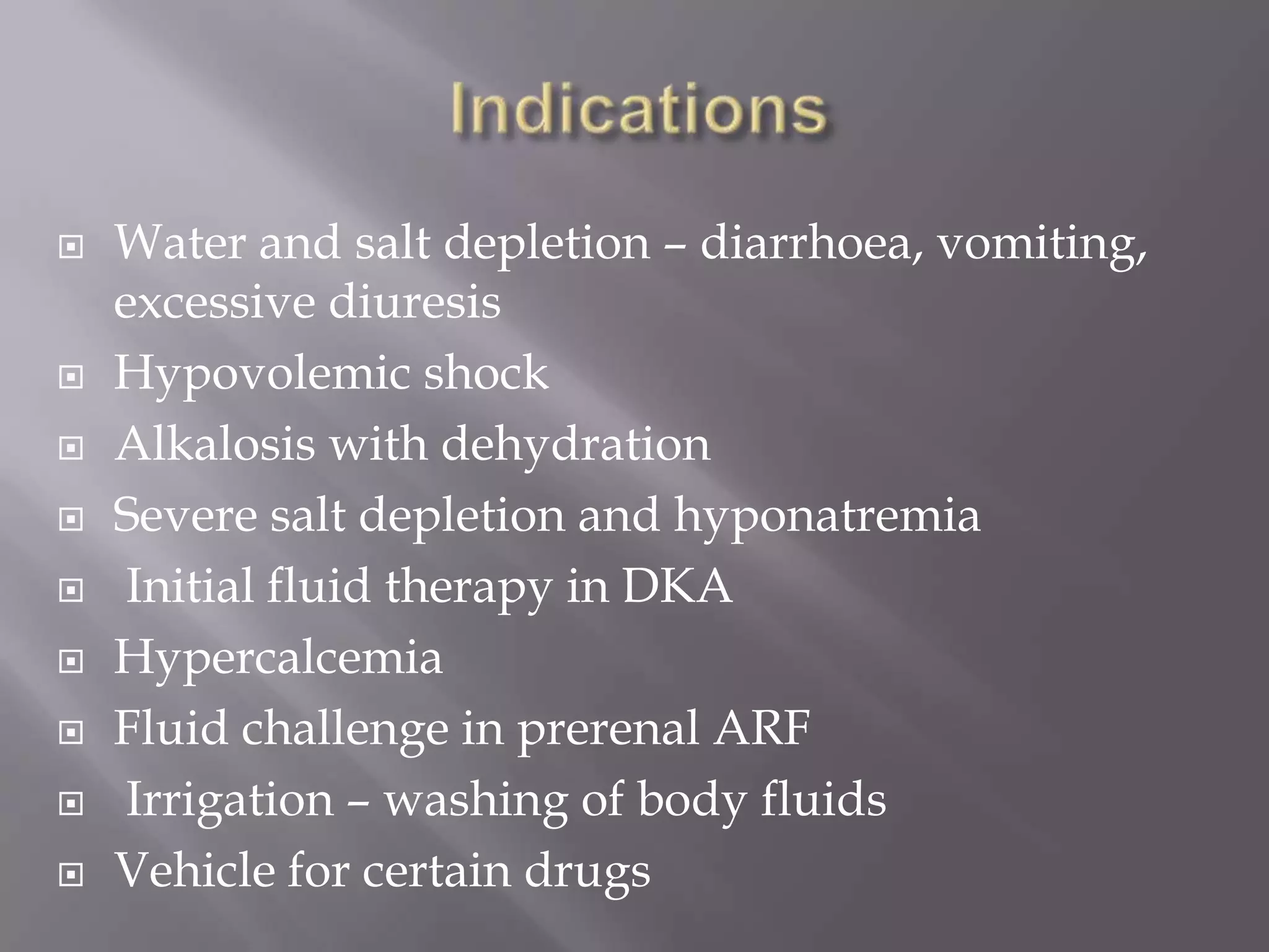Intravenous fluids crystalloids and colloids | PPTX