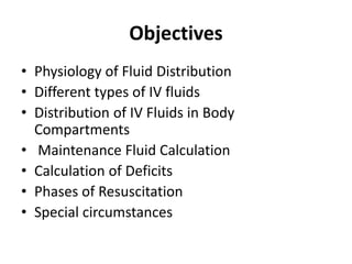 Intravenous fluids in pediatrics | PPTX