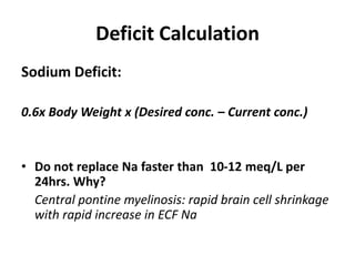 Intravenous fluids in pediatrics | PPTX