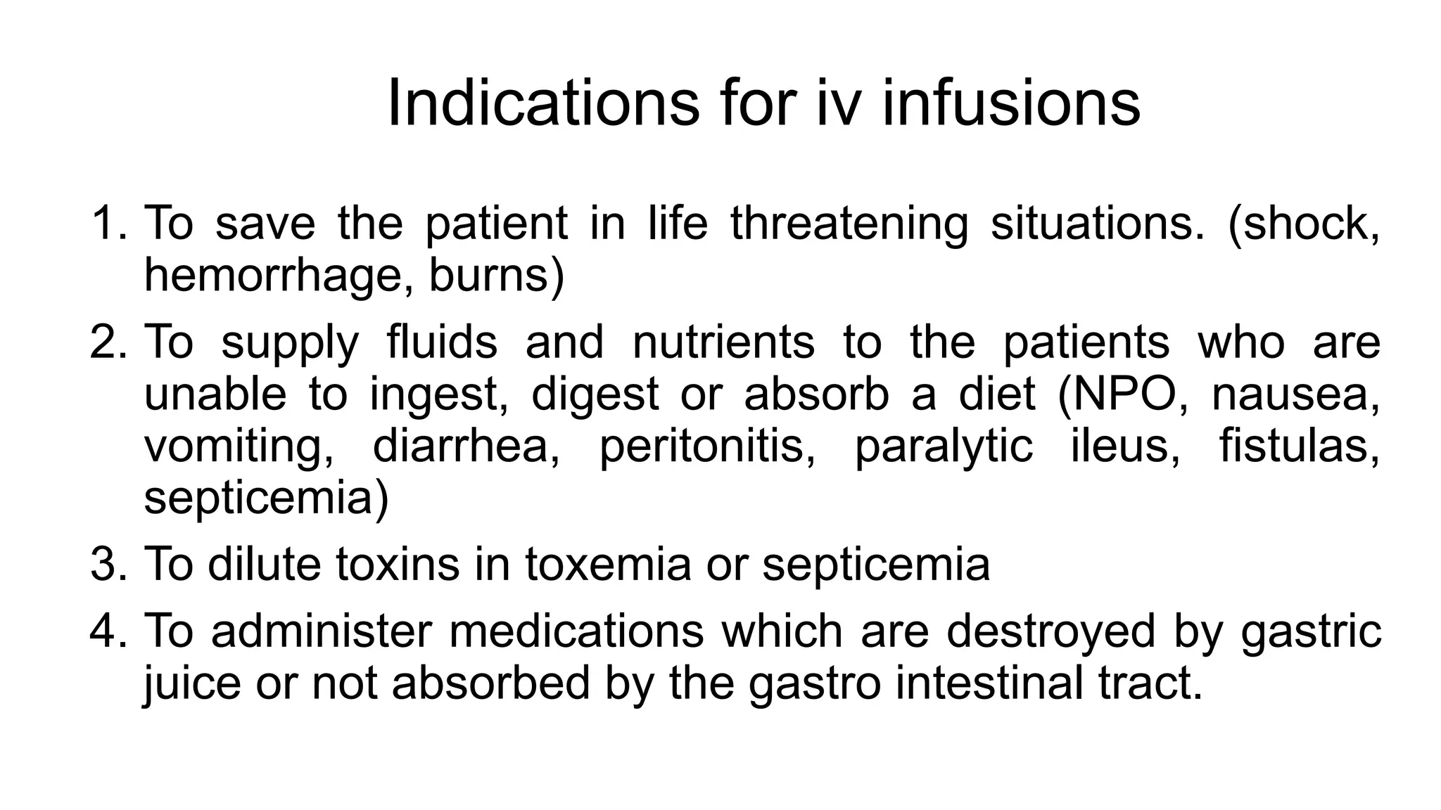 INTRAVENOUS FLUID THERAPY jsvsb with babban mbsvkst | PPTX