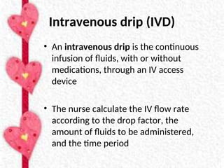 Intravenous fluid therapy Diploma in Nursing.ppt