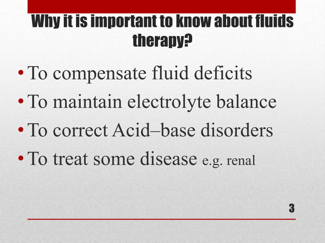 Intravenous fluid therapy during anesthesia.pptx | Blood Disorders | Diseases and Conditions