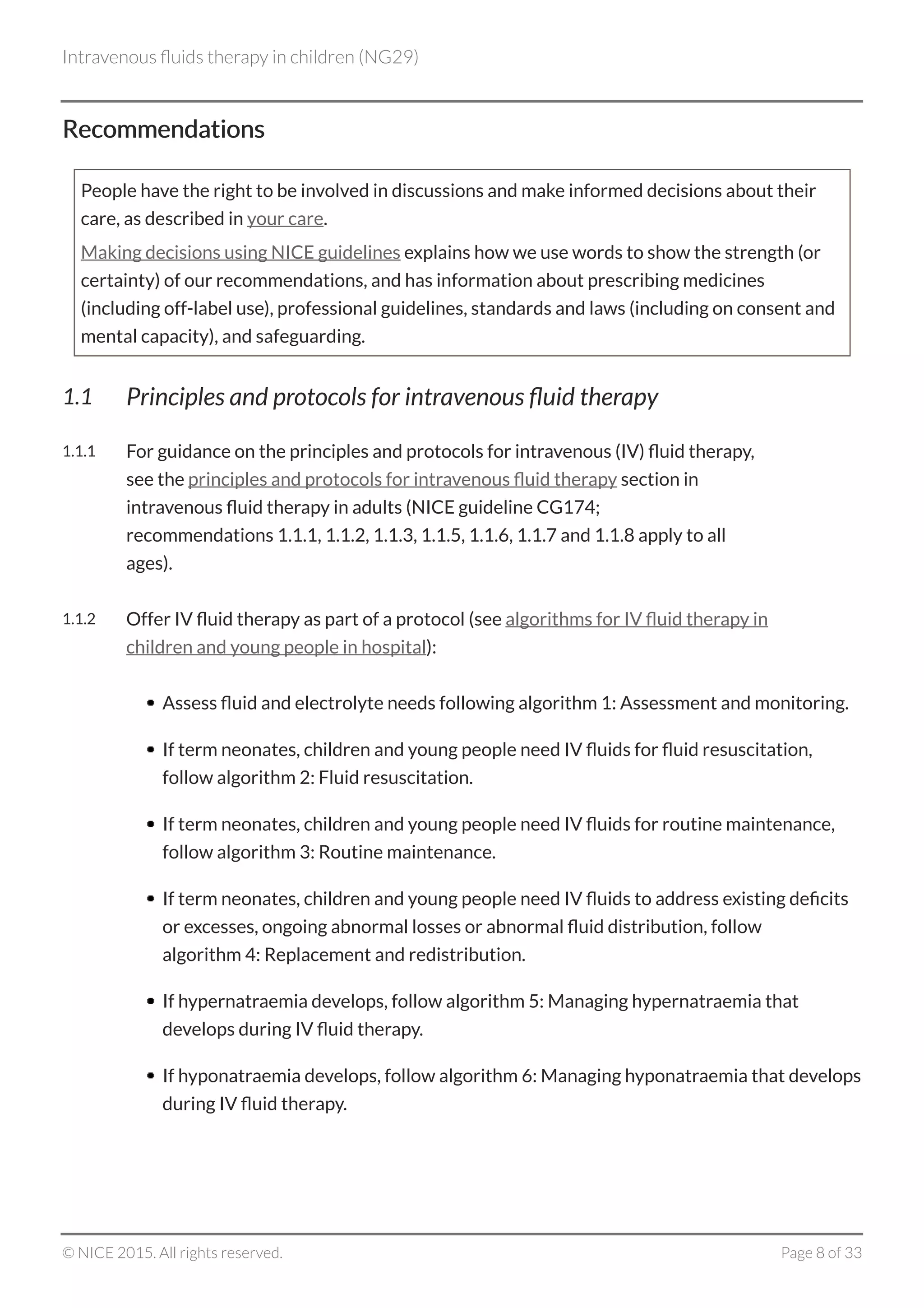 Intravenous fluid therapy in children and | PDF