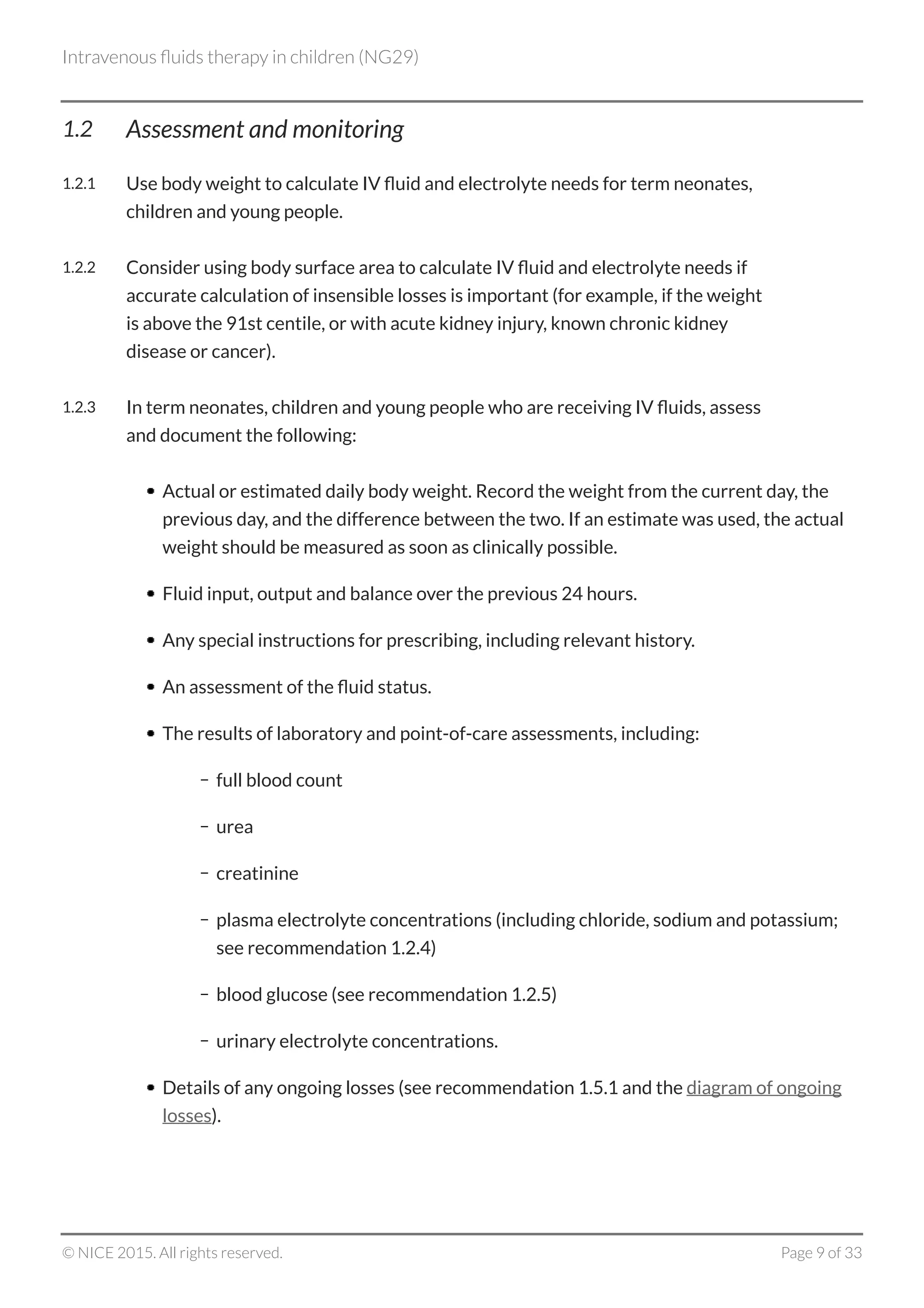 Intravenous fluid therapy in children and | PDF