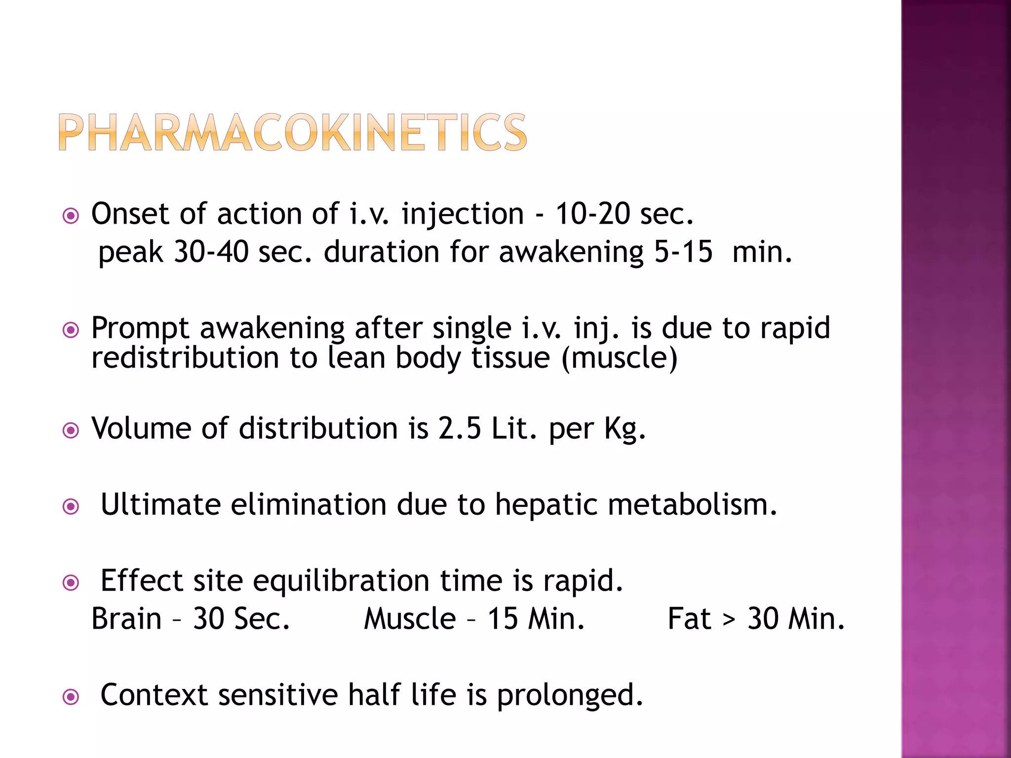 Intravenous induction agents | PPTX