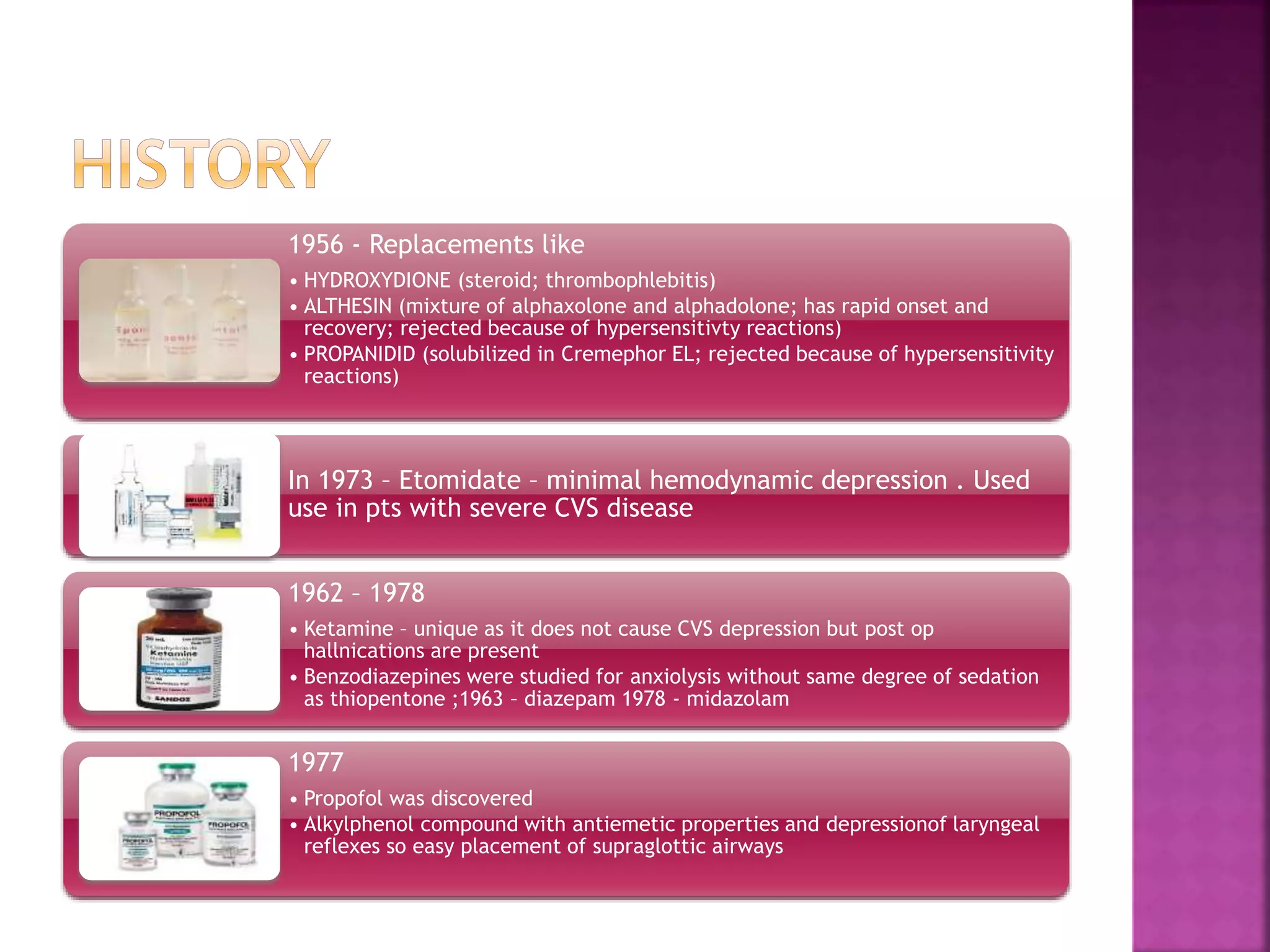 Intravenous induction agents | PPTX