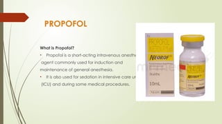 Induction Agents, Drugs and classifications | PPTX