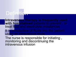Intravenous infusion | PPT