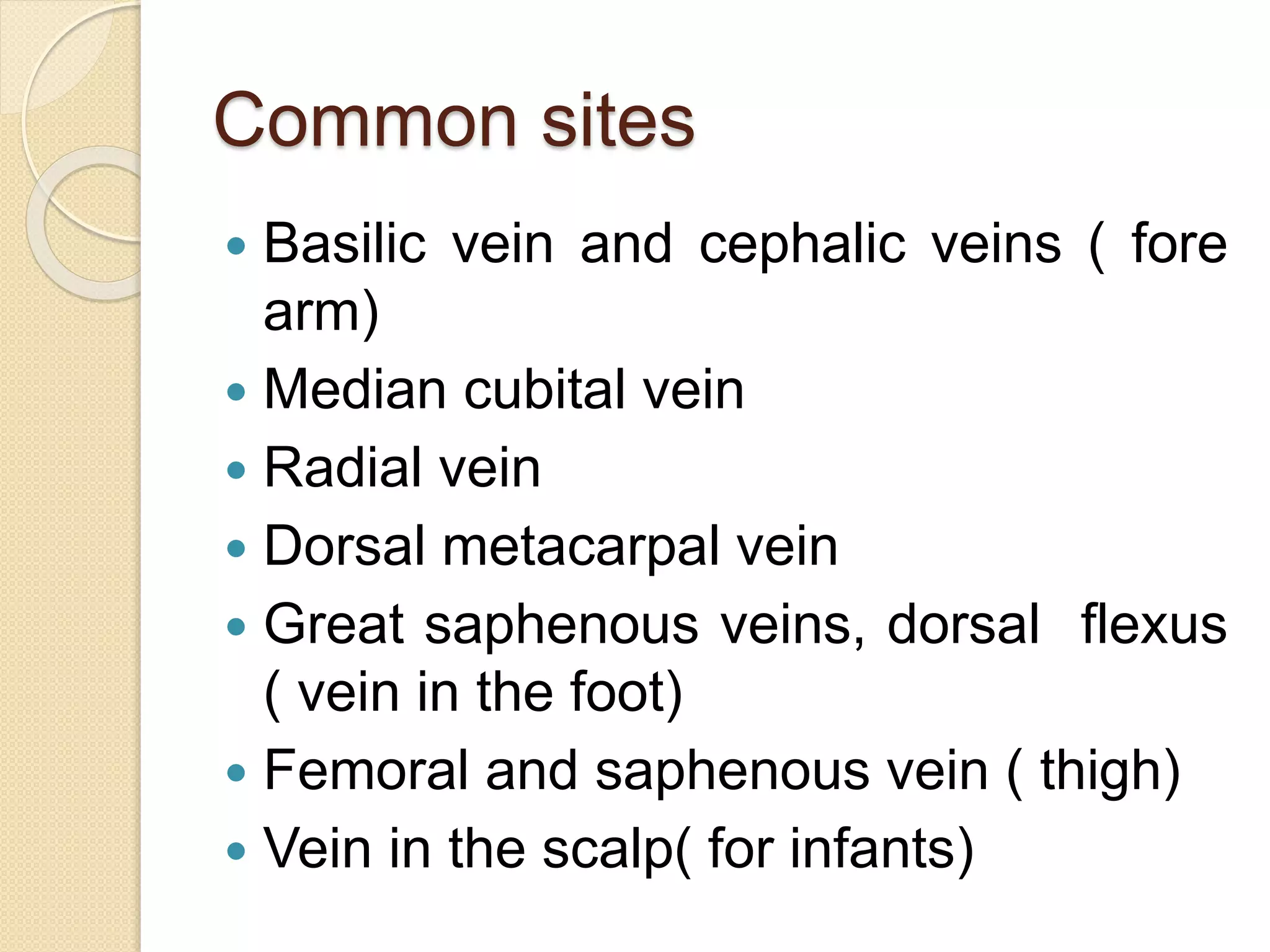 Intravenous Administration of Drugs | PPTX