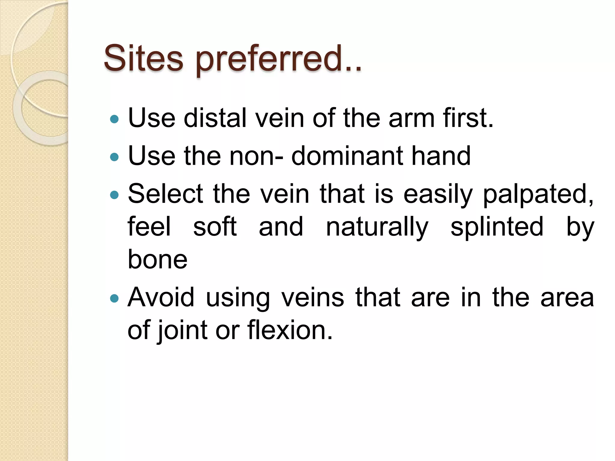 Intravenous Administration of Drugs | PPTX