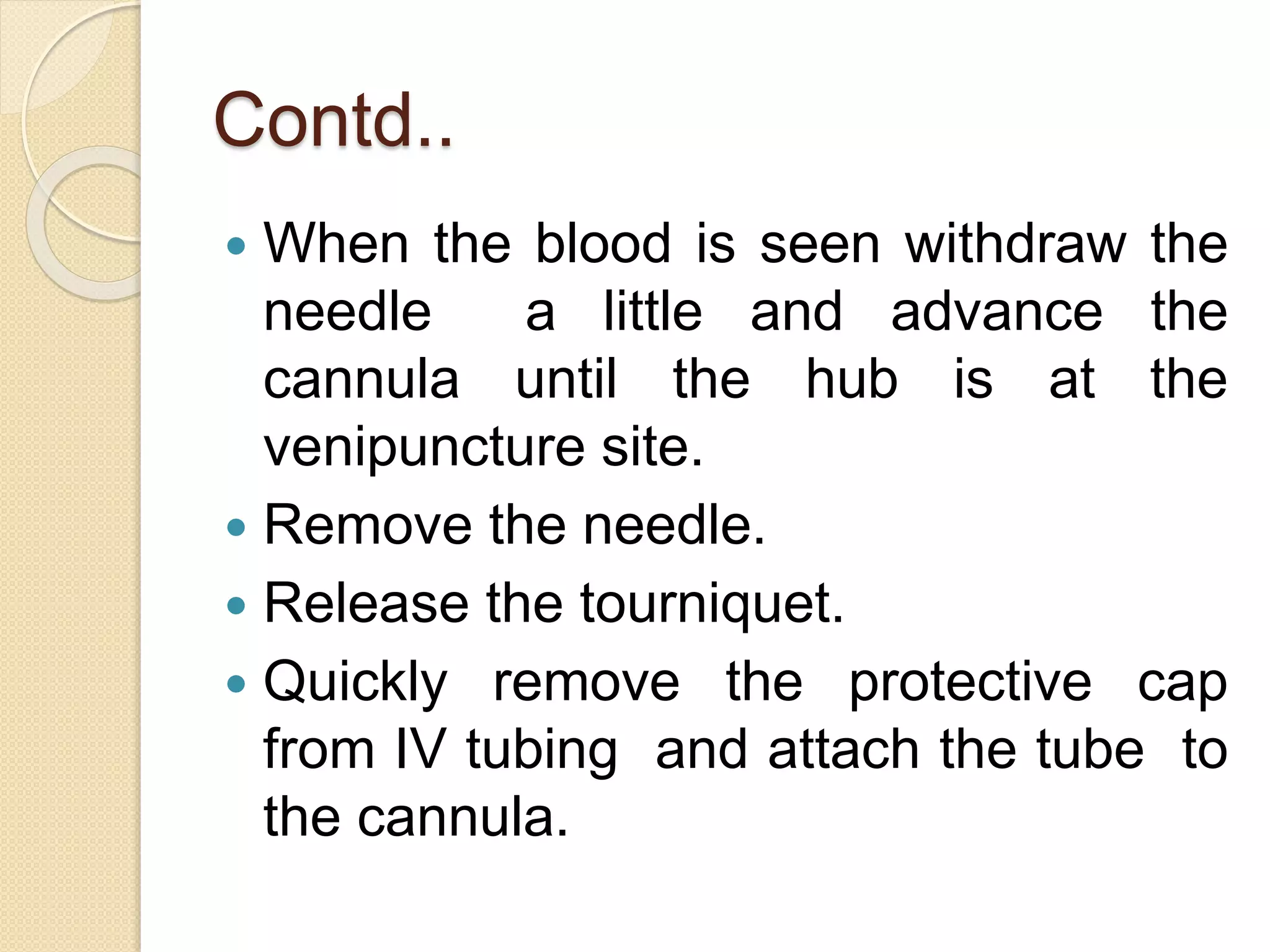 Intravenous Administration of Drugs | PPTX