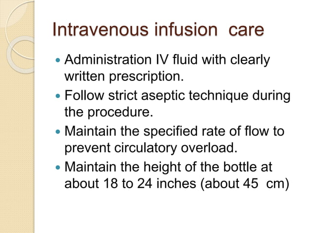 Intravenous Administration of Drugs | PPTX