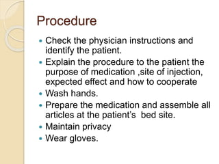 Intravenous Administration of Drugs | PPTX