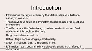 INTRAVENOUS INJECTION.pptx