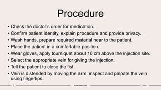 INTRAVENOUS INJECTION.pptx
