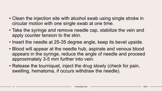 INTRAVENOUS INJECTION.pptx