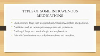 INTRAVENOUS INJECTION(IV) medication.pptx