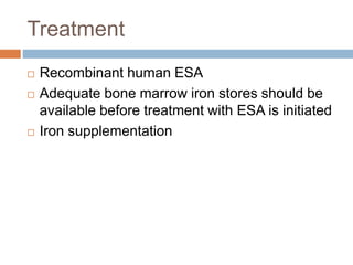Intravenous iron in patients undergoing maintenance hemodialysis | PPT
