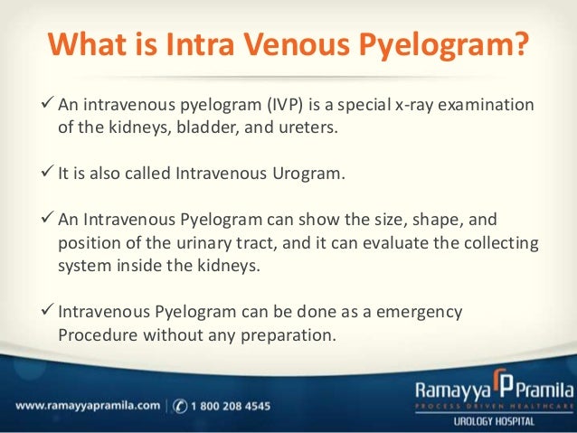 Intravenous pyelogram