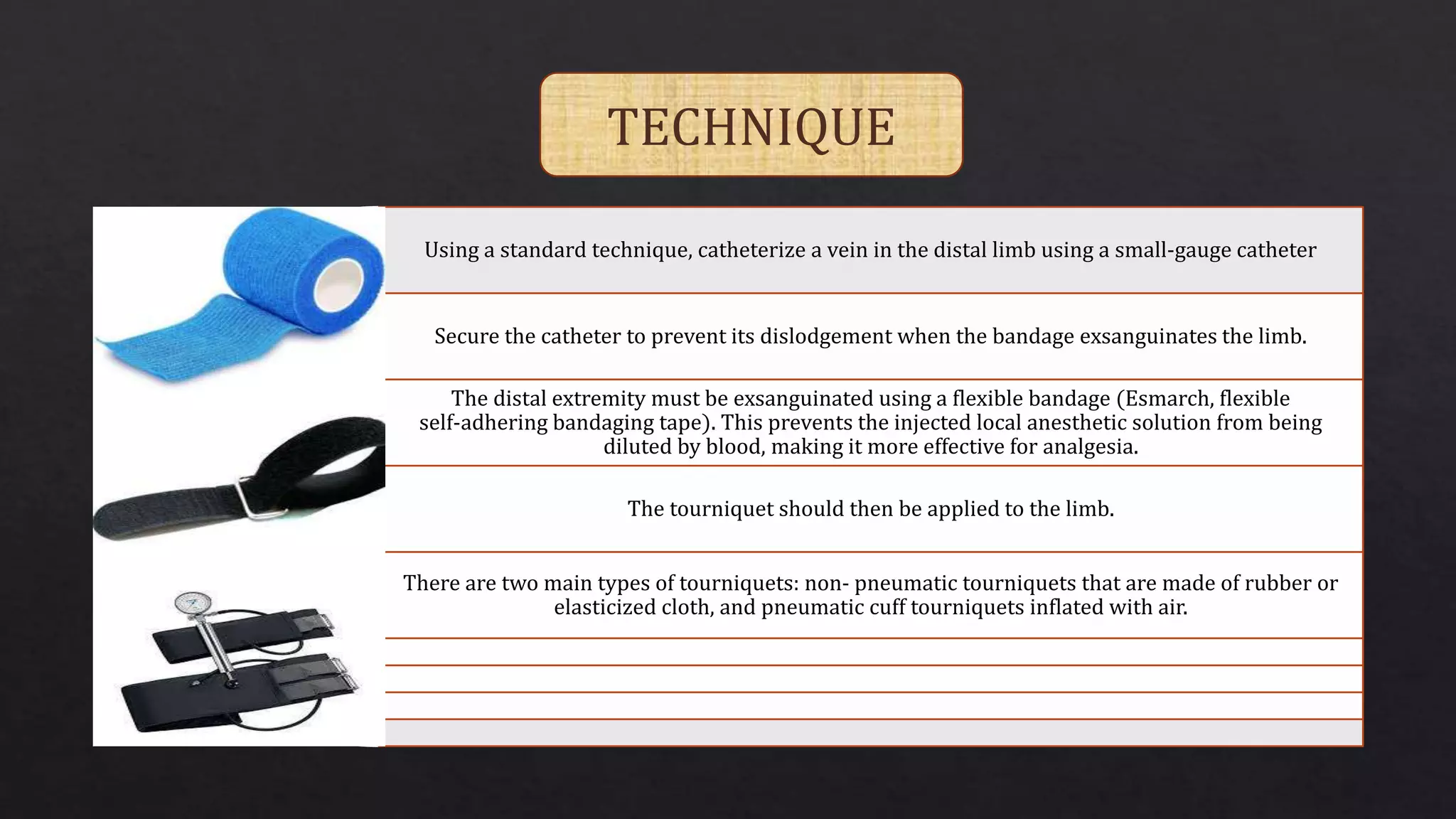INTRAVENOUS REGIONAL ANAESTHESIA.pptx
