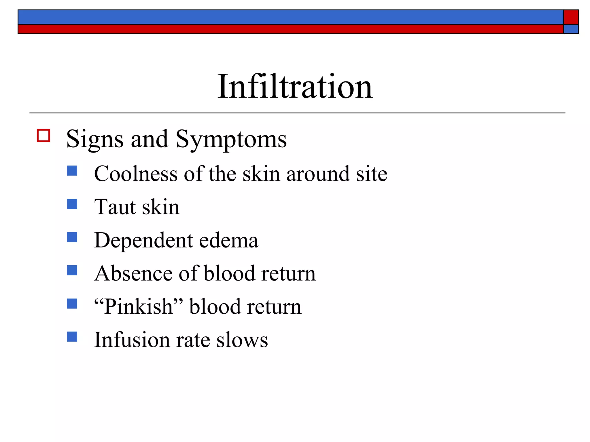 Intra venous therapy complications | PPT