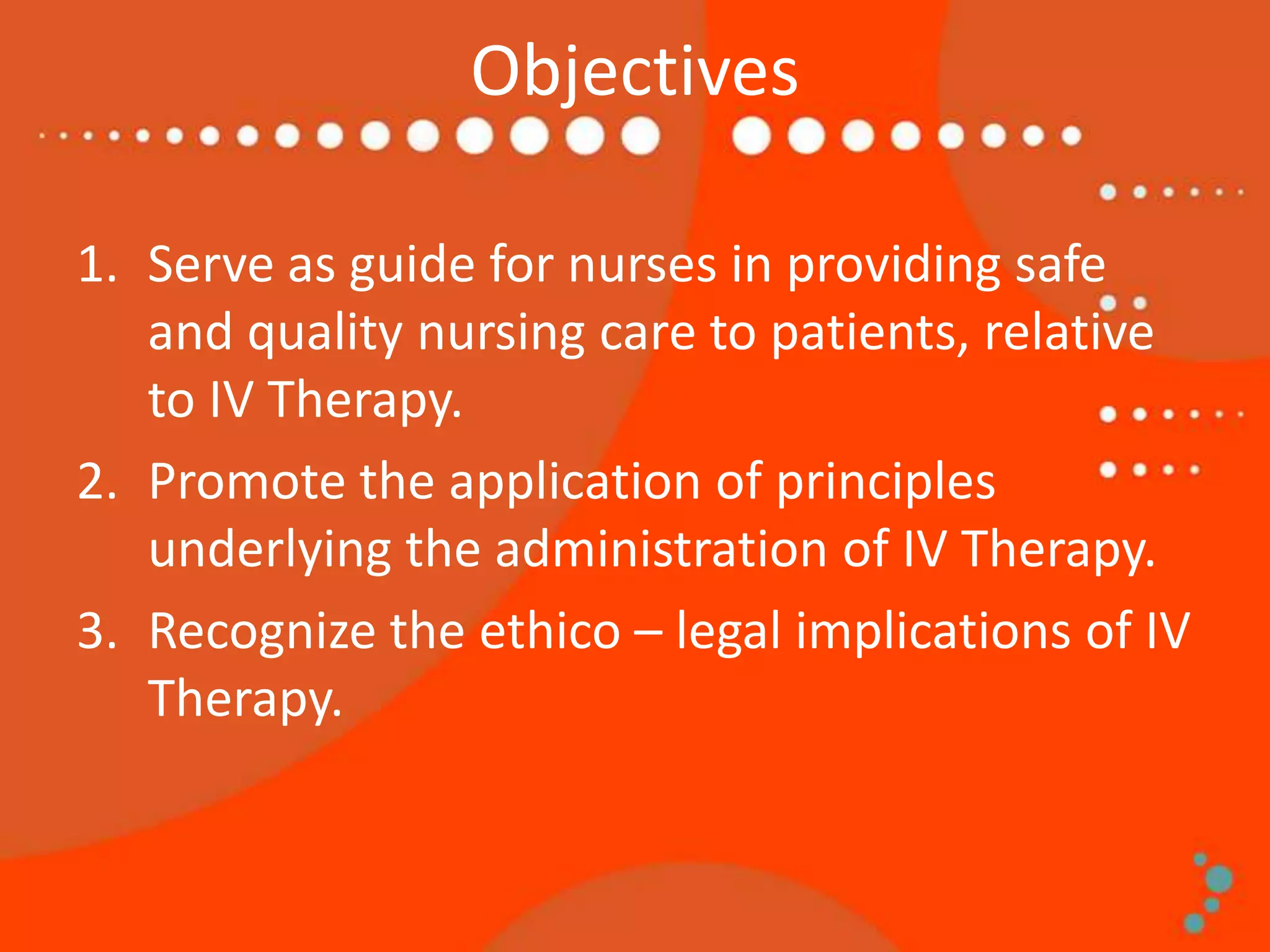 Intravenous therapy | PPTX