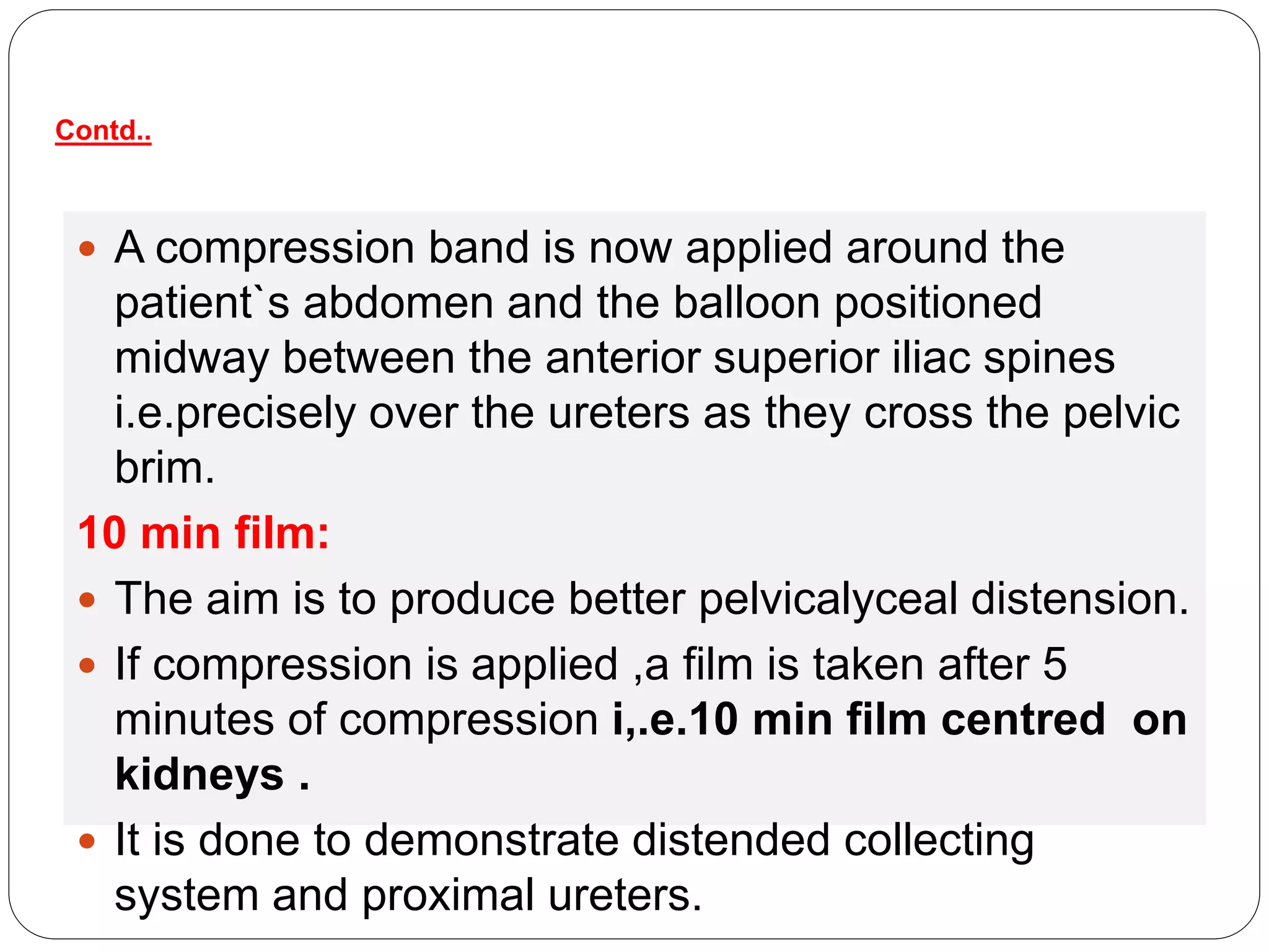 Intravenous urogram ( Sandip Gautam ) | PPTX