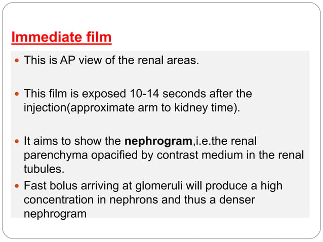 Intravenous urogram ( Sandip Gautam ) | PPTX