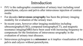 Intravenous urography and its modifications.pptx 01 | PPTX