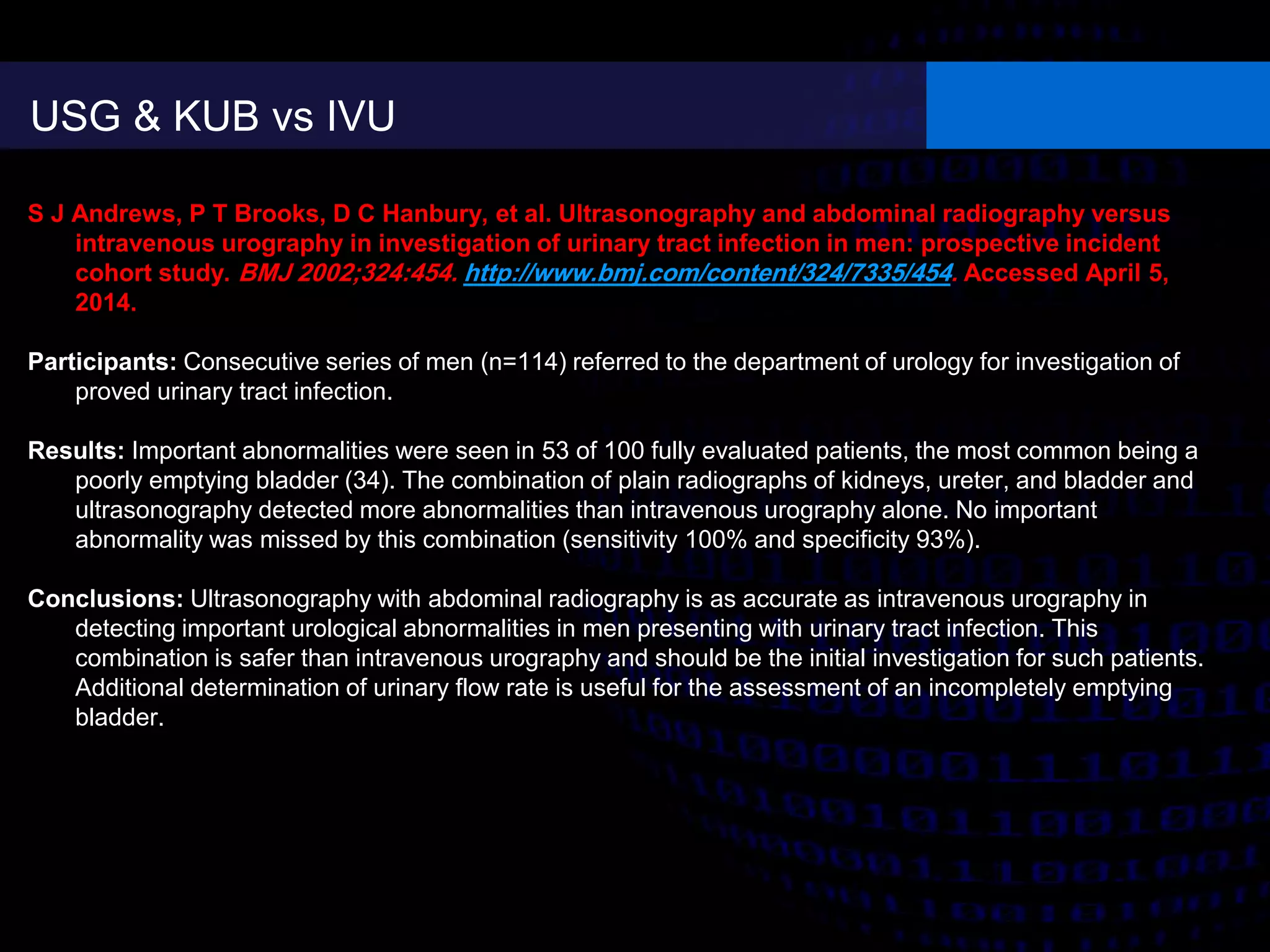 Intravenous urography (IVU) | PDF