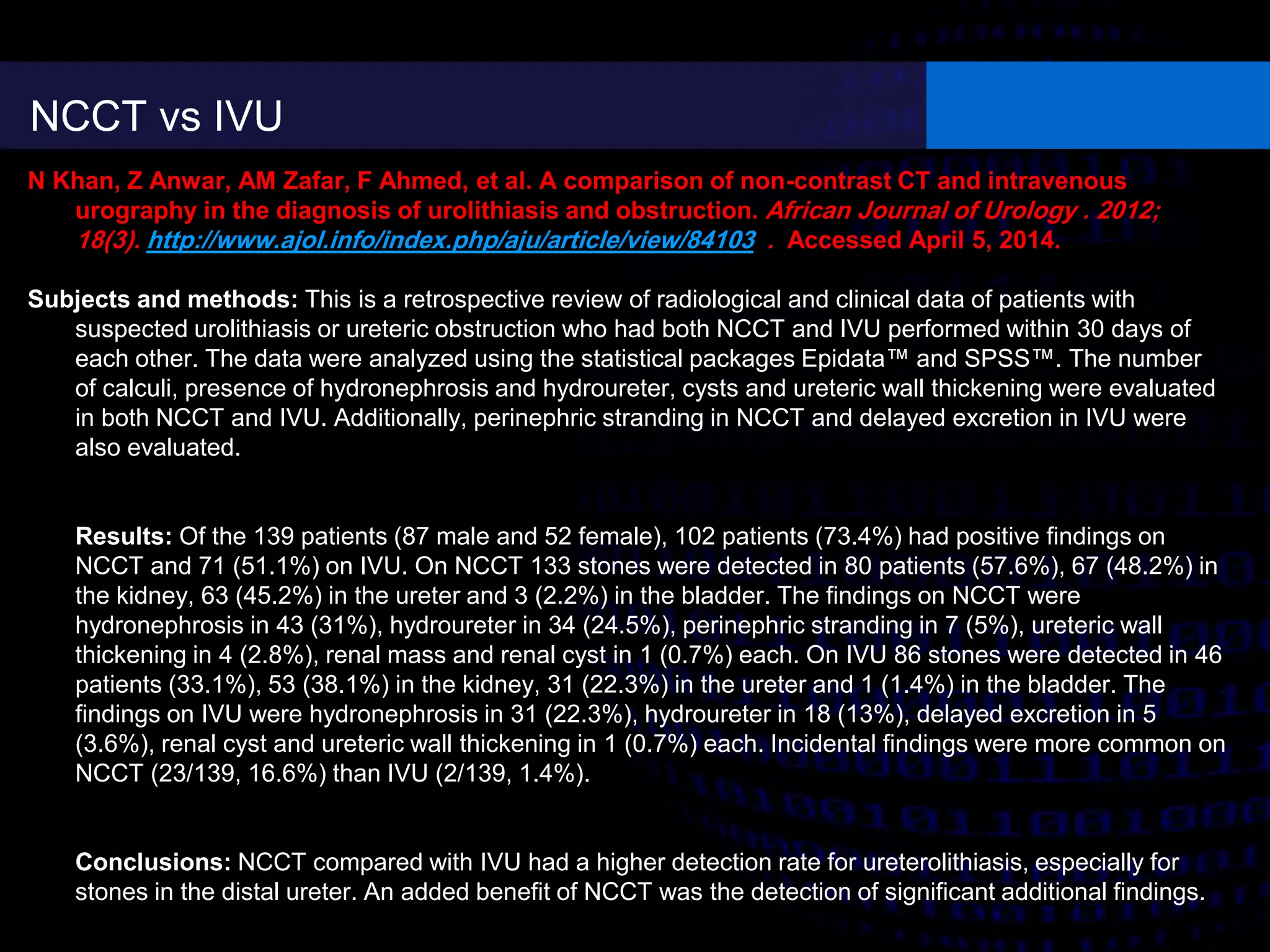 Intravenous urography (IVU) | PDF