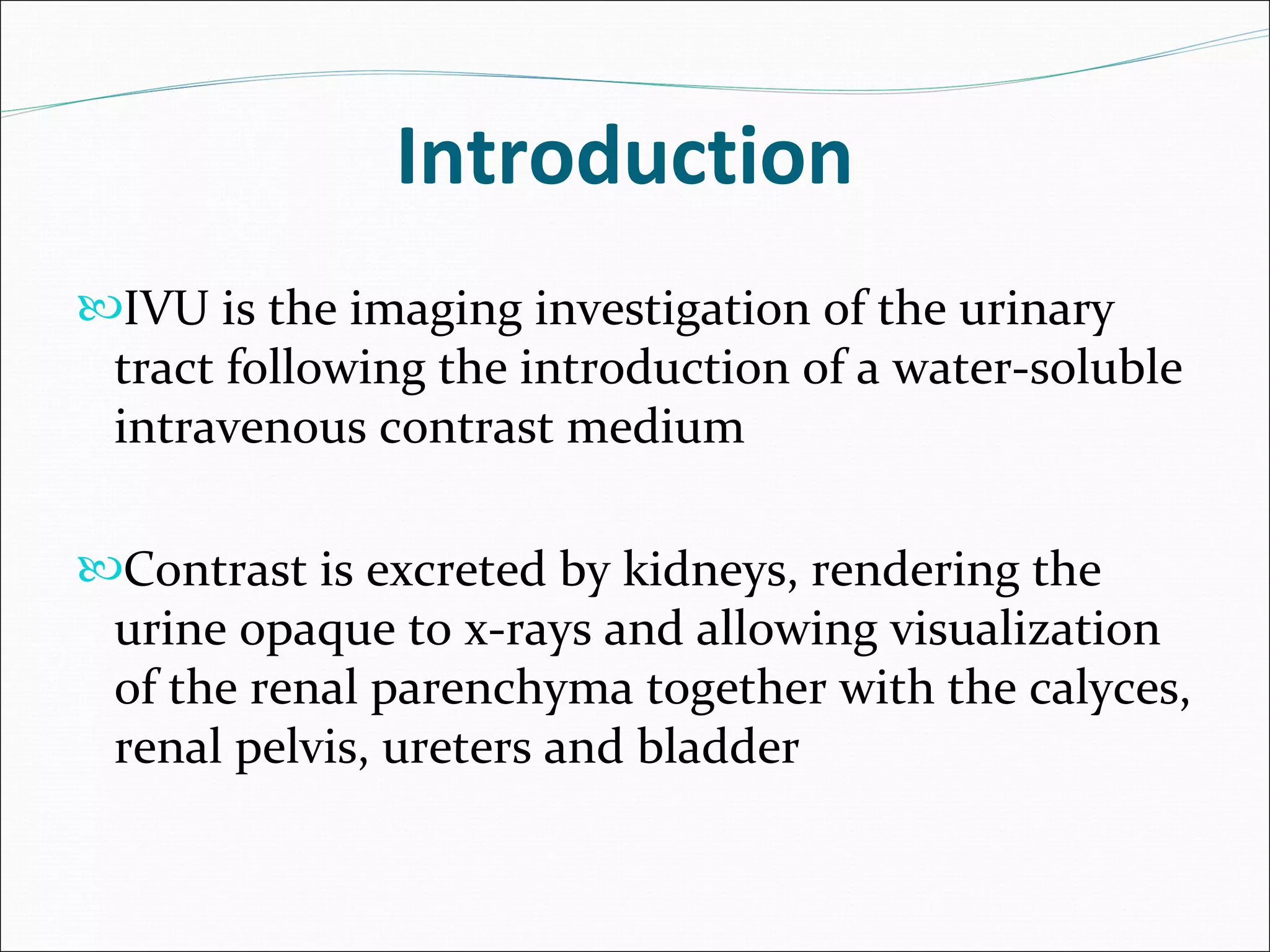 Intravenous urography (IVU) by Dr Bishnu Khatiwada, Conventional IVU ...