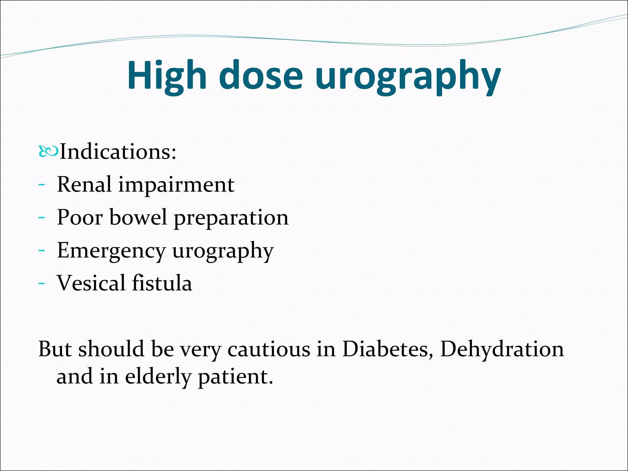 Intravenous urography (IVU) by Dr Bishnu Khatiwada, Conventional IVU ...