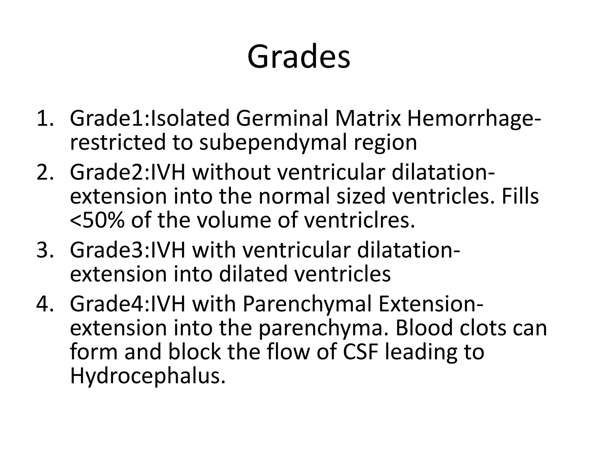Intraventricular hemorrhage | PPTX