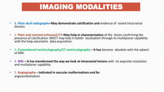 Intraventricular mass (Radiology) of a child {A CASE} | PPTX