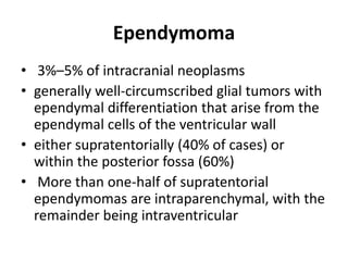 Intra ventricular neoplasms | PPTX