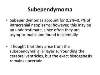 Intra ventricular neoplasms | PPTX