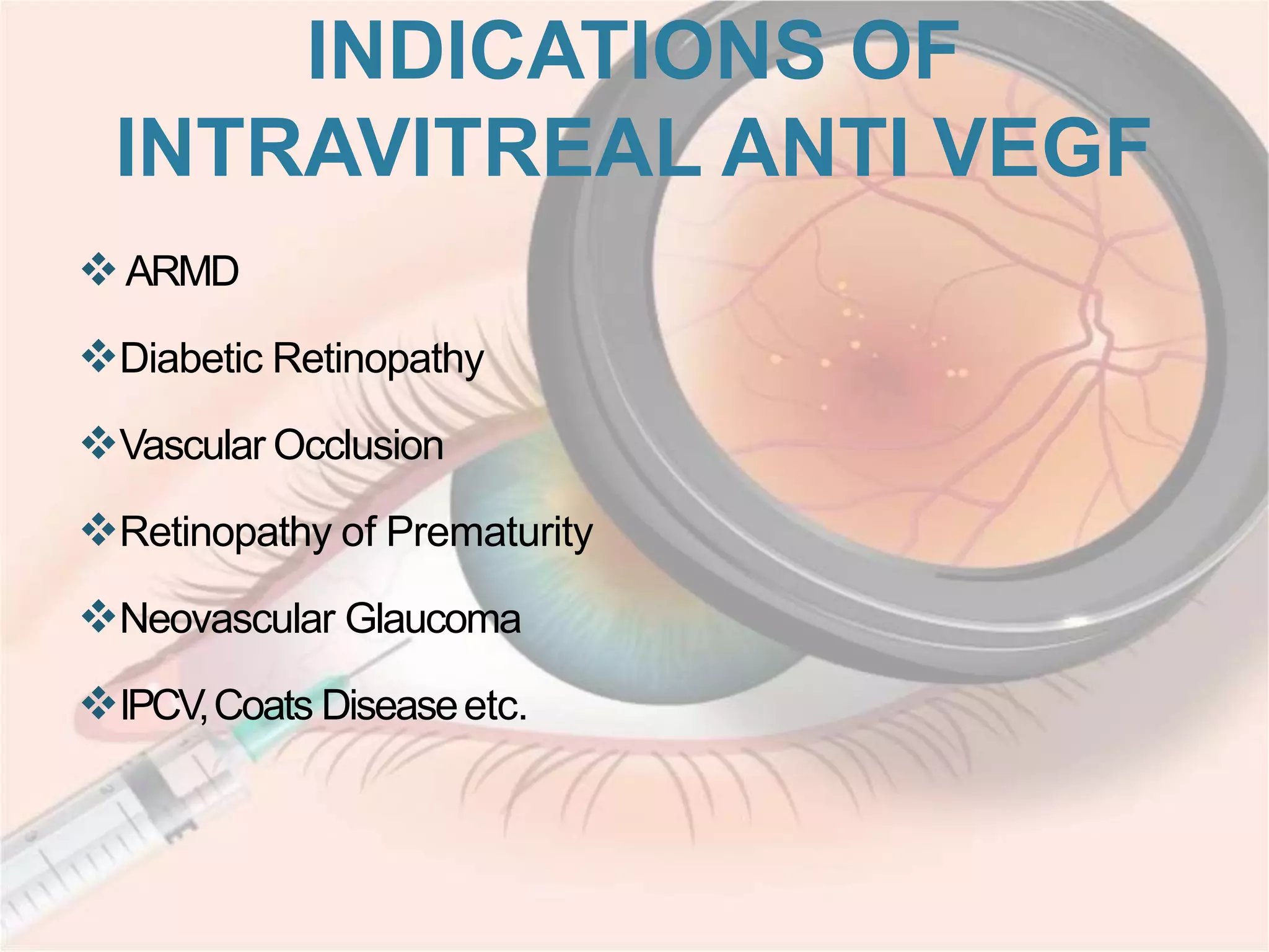 Intravitreal injection | PPTX | Eye and Vision Conditions | Diseases ...