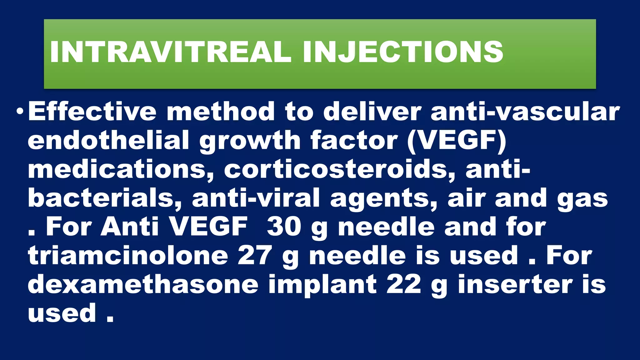 Intravitreal injection avastin facts and myths | PPTX