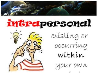 Intra vocabulary words | PPT